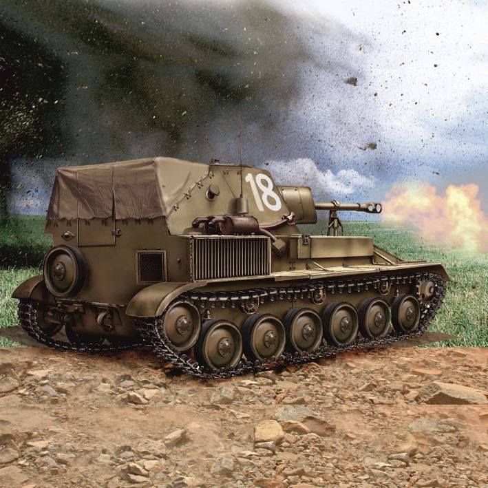 Soviet SPG SU-76M - lubart-miniatures.com